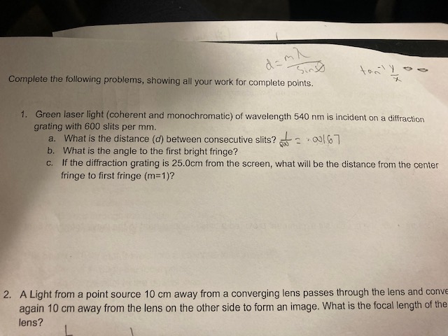 Solved Complete the following problems, showing all your | Chegg.com