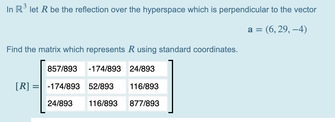 Solved 3 In R’ let R be the reflection over the hyperspace | Chegg.com