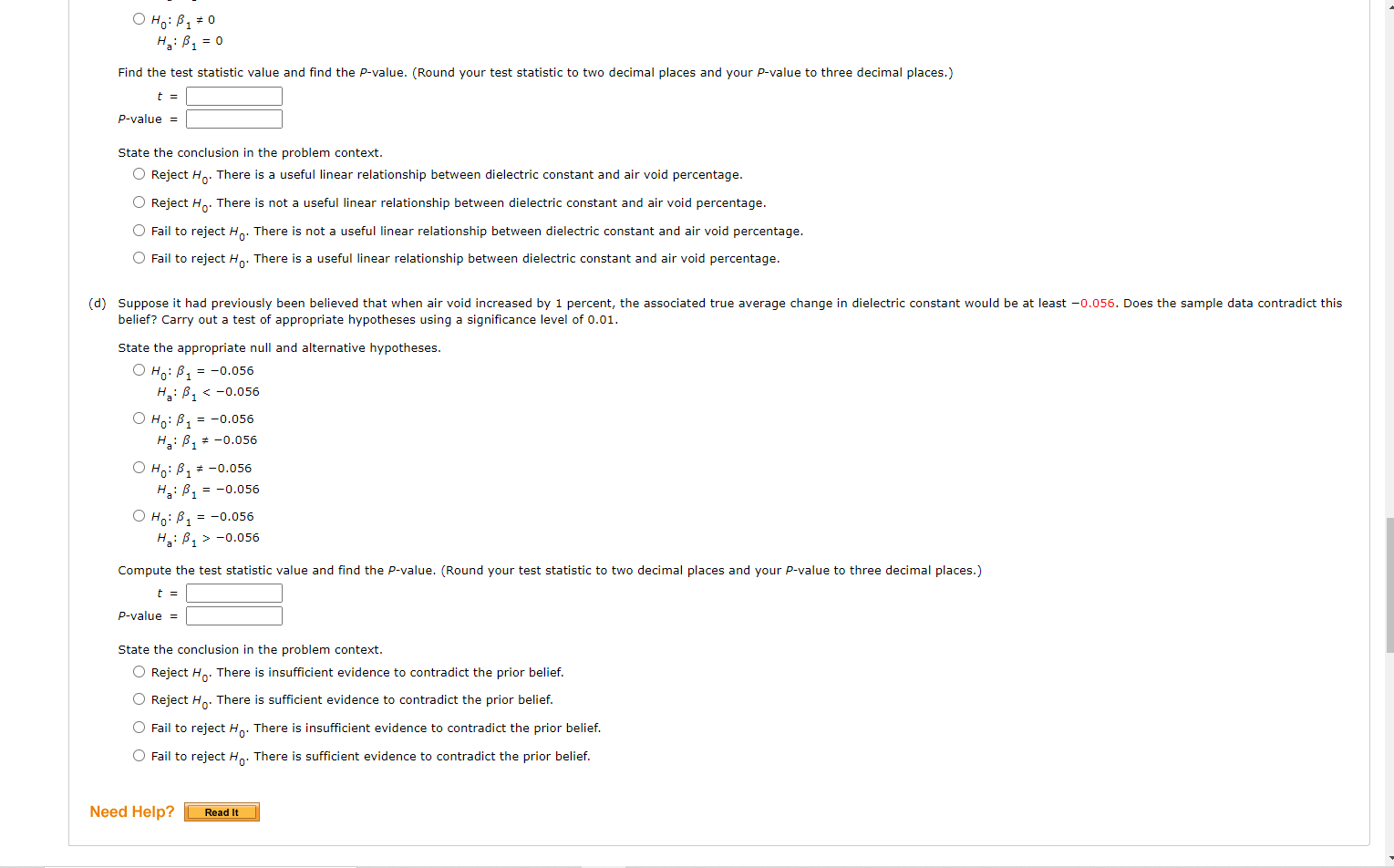 Solved A statistical program is recommended. Electromagnetic | Chegg.com