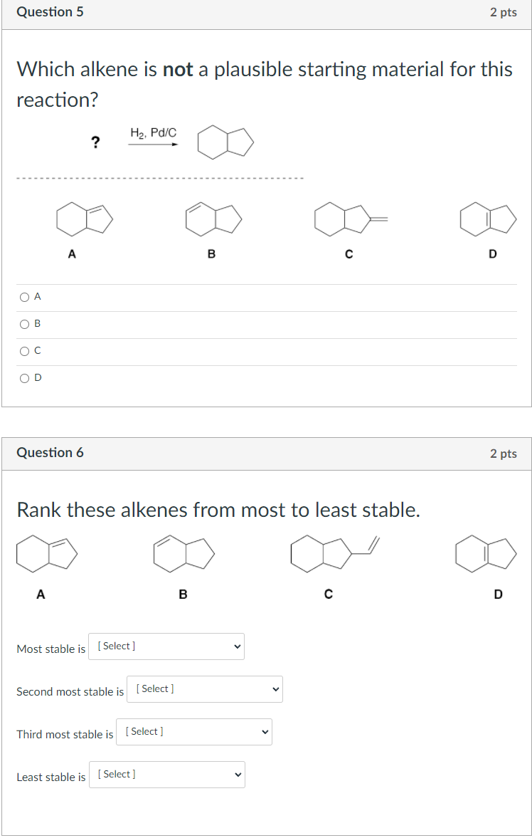 Solved the options for the bottom question are A B C and D | Chegg.com