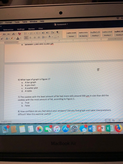 Solved rt Format Tools Table Window Help Homework 1 | Chegg.com