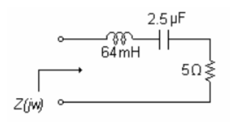 Solved For the following circuit:(a) ﻿Find the impedance | Chegg.com