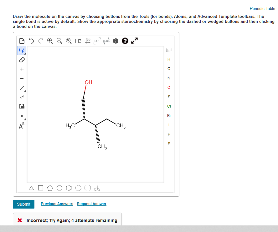 Solved Part A Draw the product formed when the structure | Chegg.com