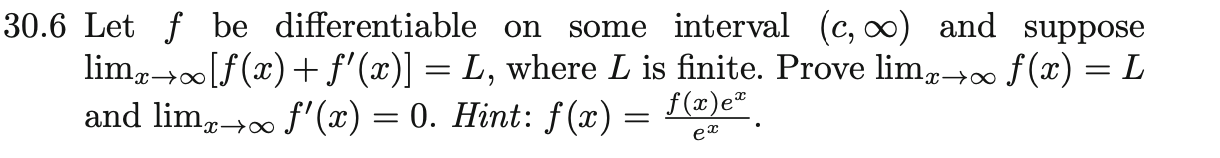 Solved 0.6 Let \\( f \\) be differentiable on some interval | Chegg.com
