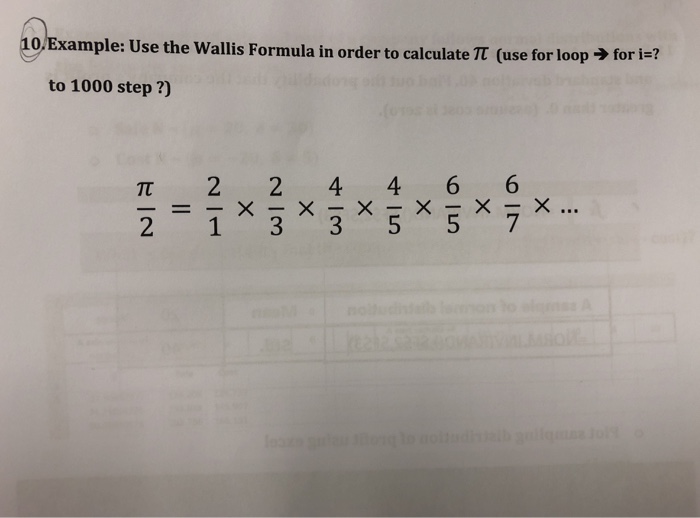 Solved 10/Example: Use the Wallis Formula in order t o | Chegg.com
