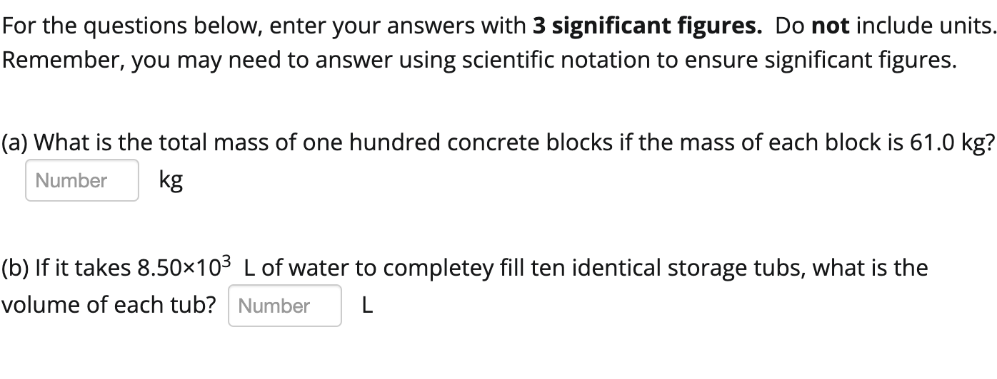 Solved For the questions below, enter your answers with 3 | Chegg.com
