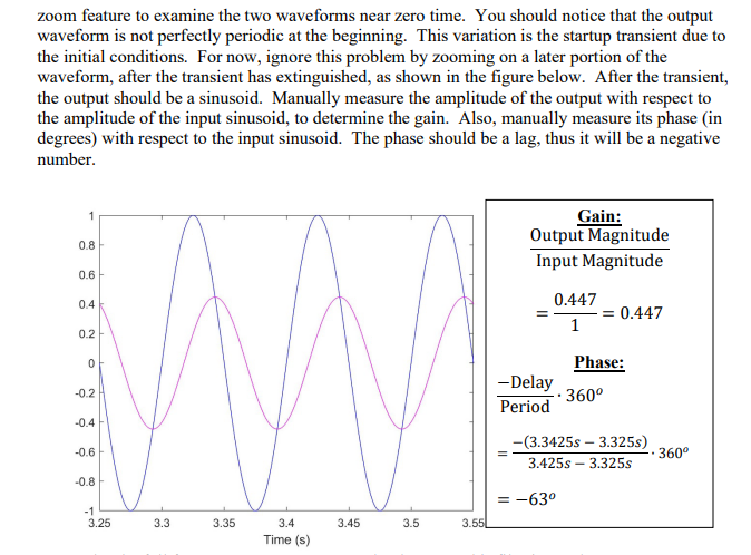 Solved Linear System Concept with MATLAB: a) One overriding | Chegg.com
