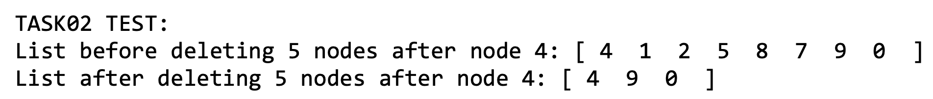 Solved Task02 Write an instance method public void delete (T | Chegg.com
