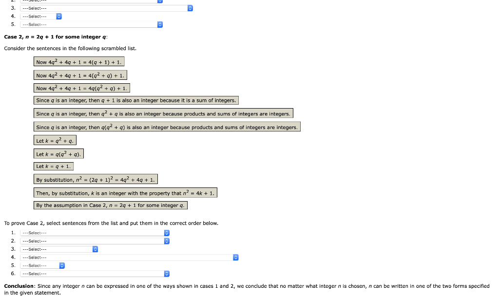 Solved For the given values of n and d, find integers q and | Chegg.com