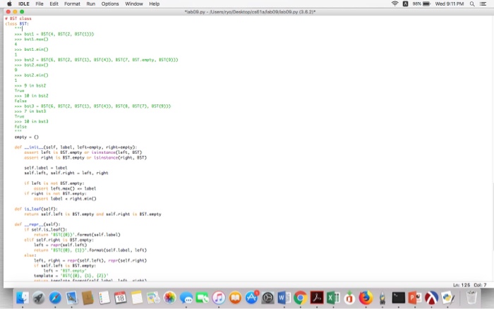 Solved ต่เ IDLE File Edit Format Run Options window Help | Chegg.com