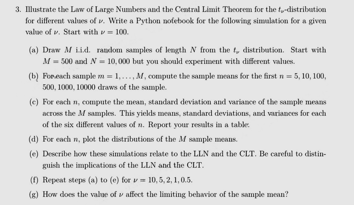 Please write a PYTHON NOOTEBOOK Such as (Jupyter | Chegg.com