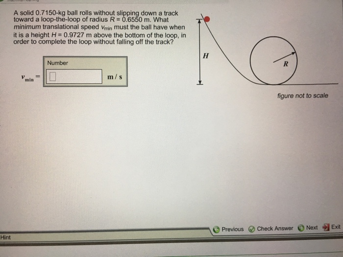Solved A solid 0.7150-kg ball rolls without slipping down a | Chegg.com Solved A solid 0.7150-kg ball rolls without slipping down a | Chegg.com