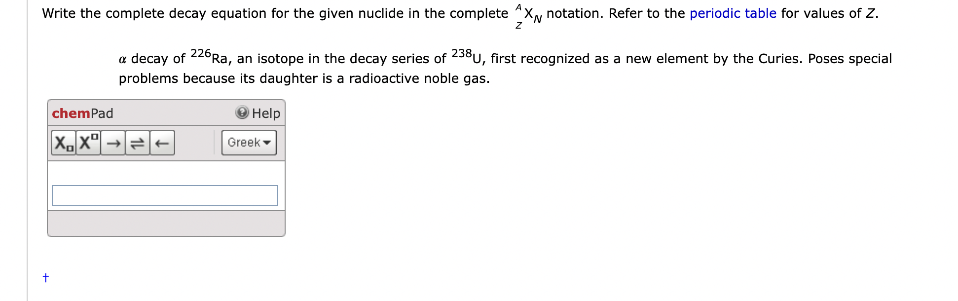 Solved Write the complete decay equation for the given | Chegg.com