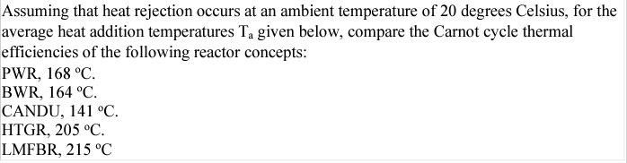 Solved Assuming that heat rejection occurs at an ambient | Chegg.com