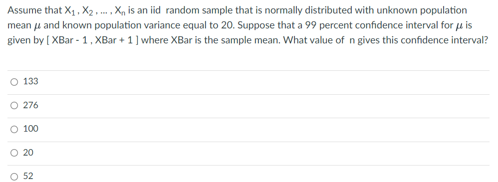 Solved Assume that X1, X2 , ... , Xn is an iid random sample | Chegg.com
