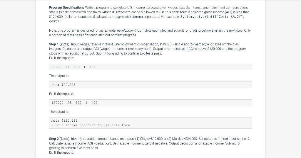 Solved Program Specifications Write A Program To Calculate Chegg