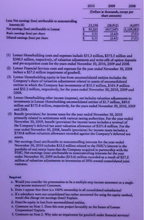 Solved CASE 4-1 HOMEBUILDERS LENNAR CORPORATION AND | Chegg.com
