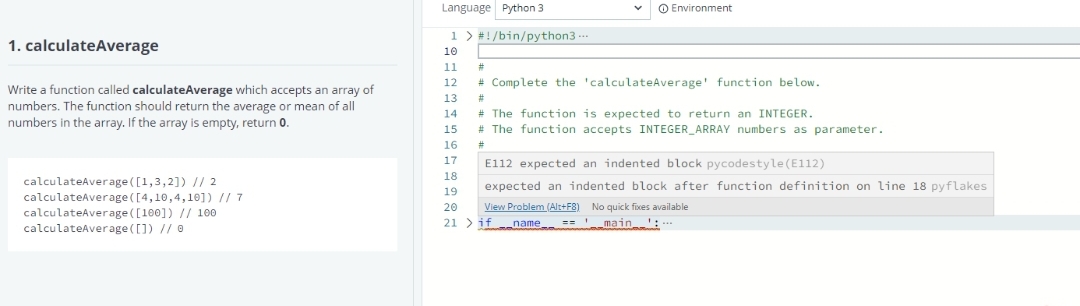 Solved write a function called calculateaverage which | Chegg.com