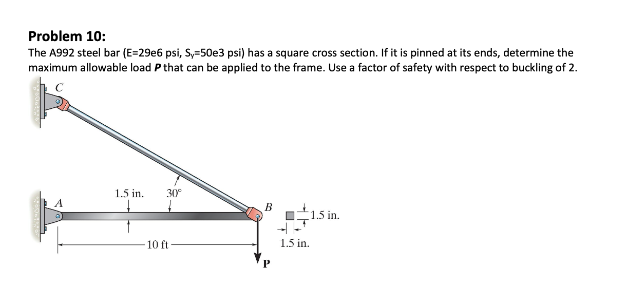 Solved Problem 10: vonMises and Tresca Fotmulae:One Sigma | Chegg.com