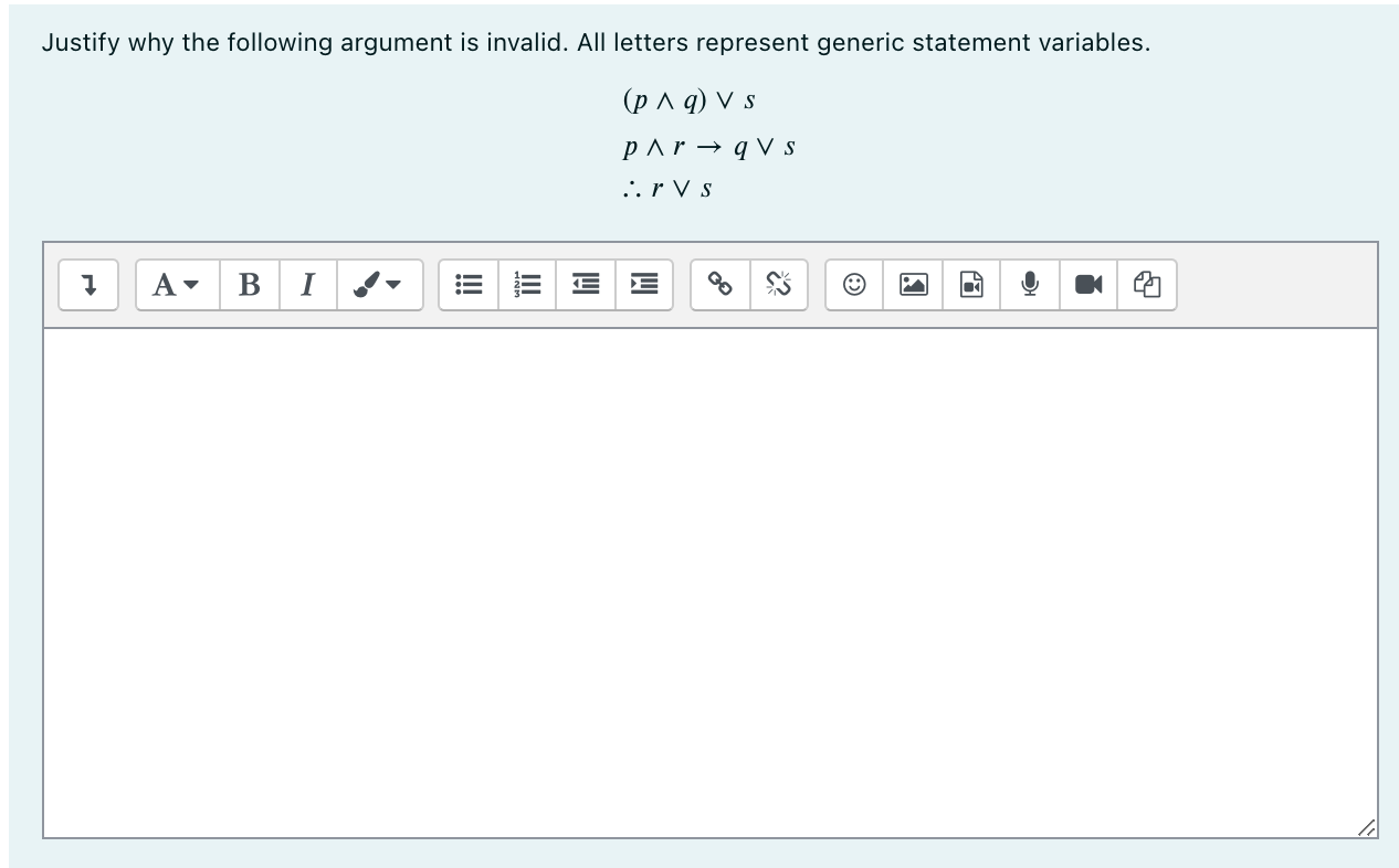 Solved Justify why the following argument is invalid. All | Chegg.com