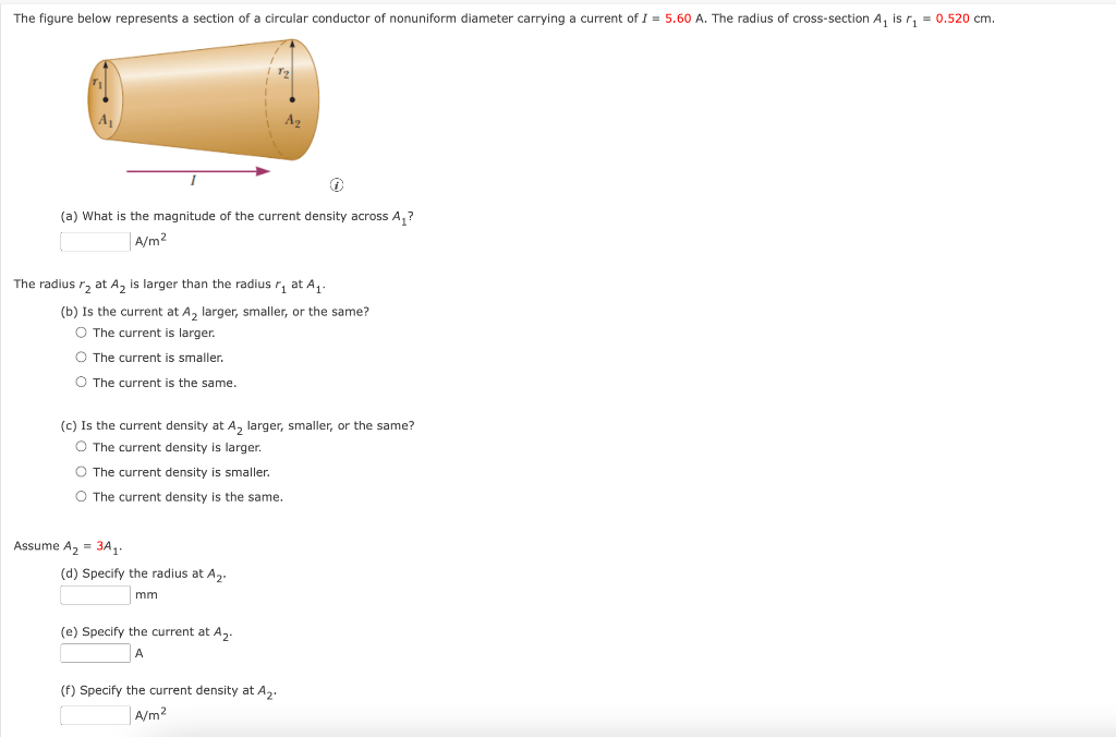 Solved The figure below represents a section of a circular | Chegg.com