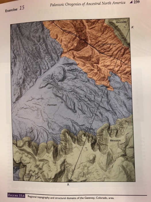Solved 236 Exercise 15 Paleozoic Orogenies of Ancestral | Chegg.com