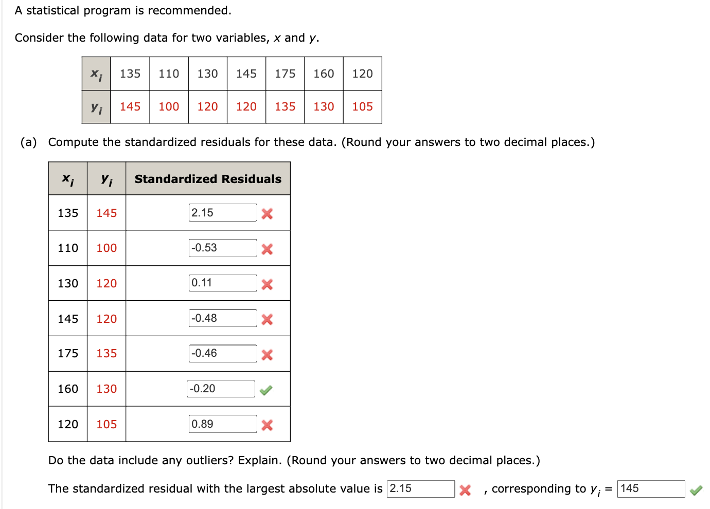 Solved A statistical program is recommended. Consider the | Chegg.com