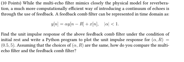 Exercise 1 (20 Points): The propagation of sound in | Chegg.com
