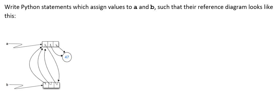 Solved Write Python Statements Which Assign Values To A And 1361
