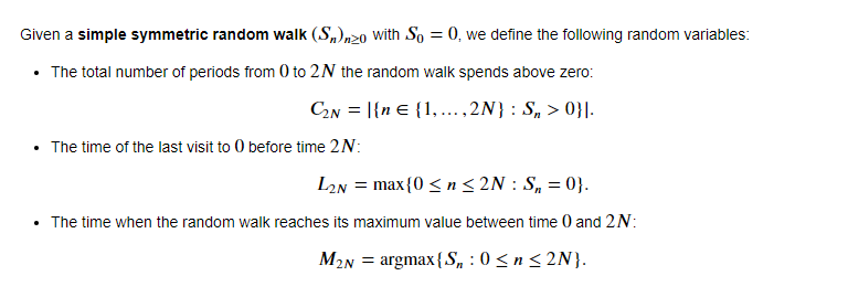 Given a simple symmetric random walk (Sn)nzo with So | Chegg.com