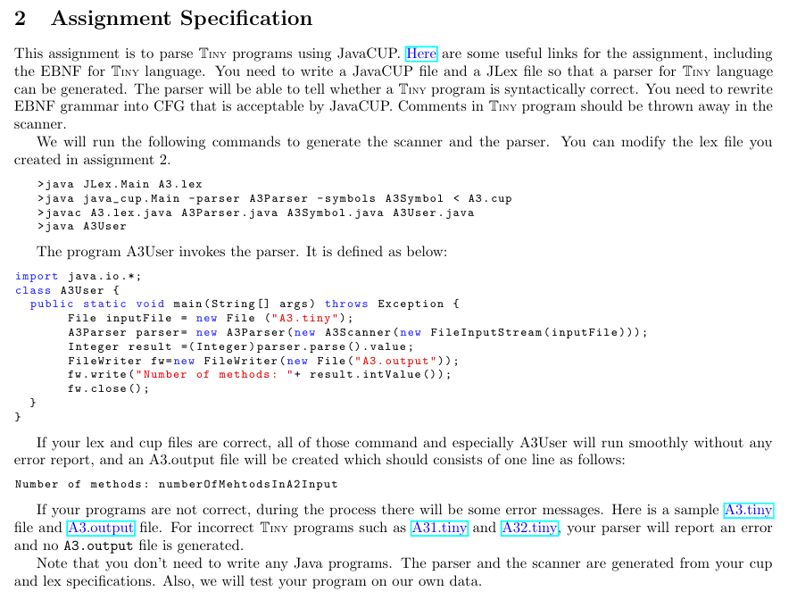 Solved 2 ﻿Assignment SpecificationThis assignment is to | Chegg.com
