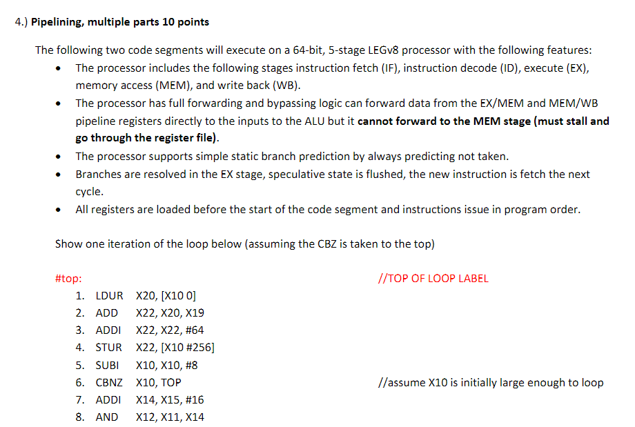 Solved The following two code segments will execute on a | Chegg.com