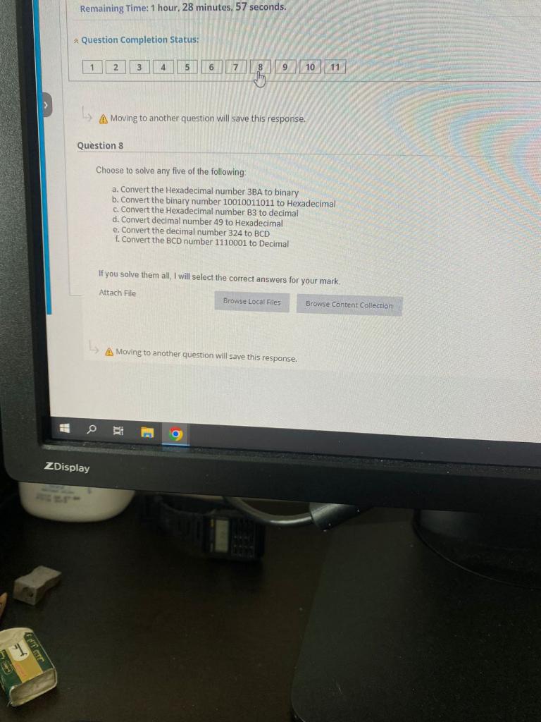 Solved Remaining Time: 1 hour, 28 minutes, 57 seconds. | Chegg.com