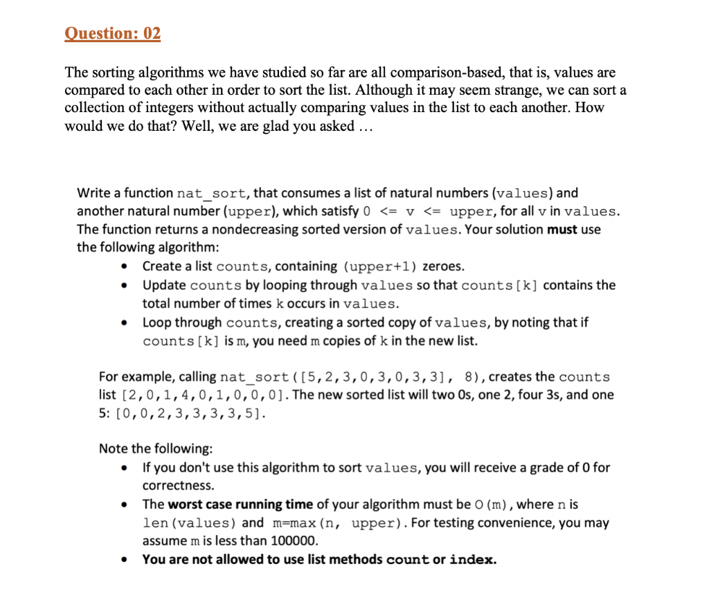 Solved Python Programming Restrictions 2602