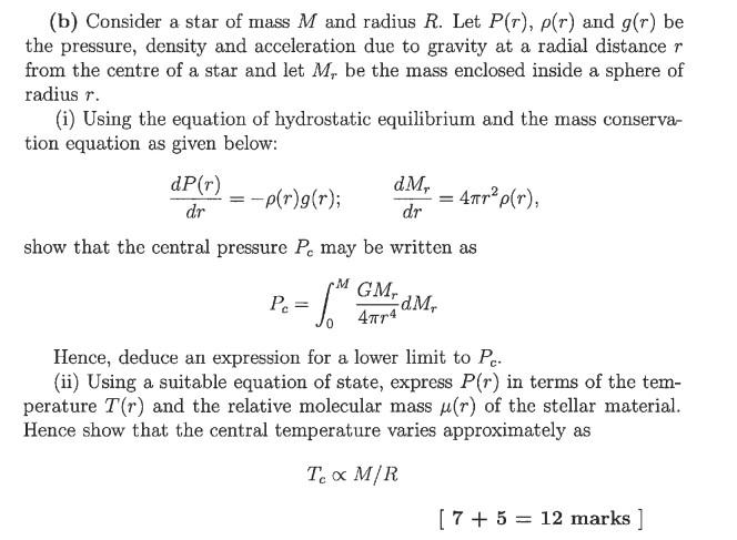 Solved Please answer the following ASTROPHYSICS | Chegg.com