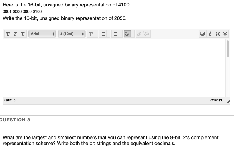 Solved Here is the 16-bit, unsigned binary representation of | Chegg.com Solved Here is the 16-bit, unsigned binary representation of | Chegg.com