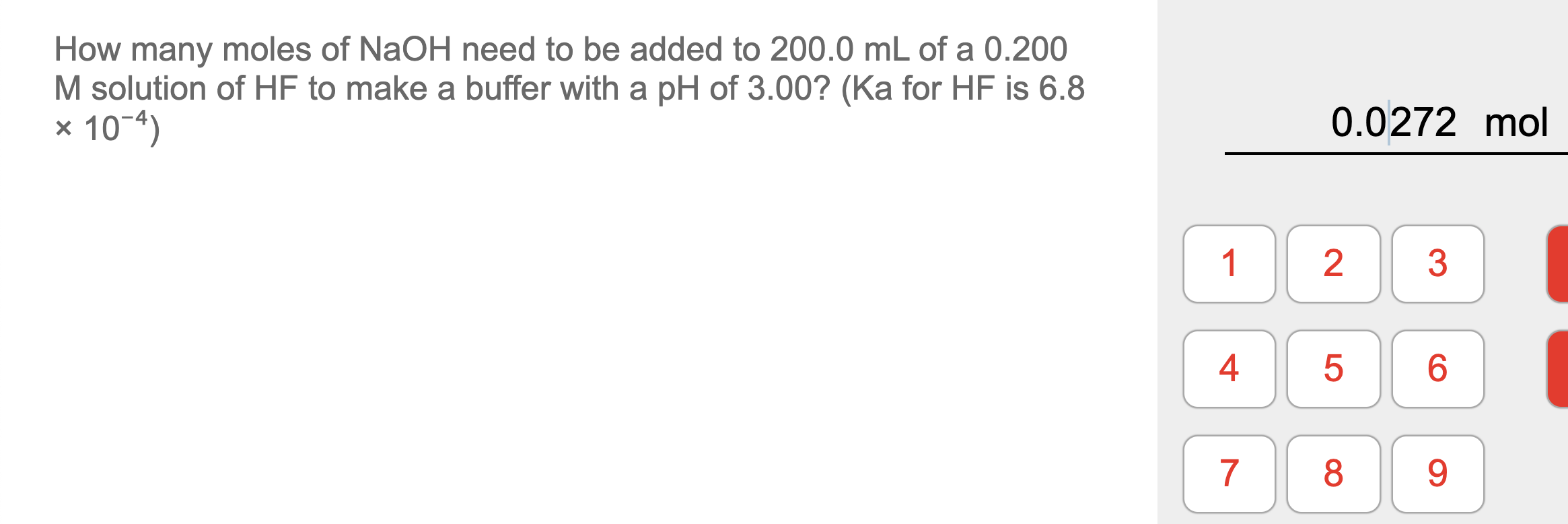 Solved How many moles of NaOH need to be added to 200.0 mL | Chegg.com