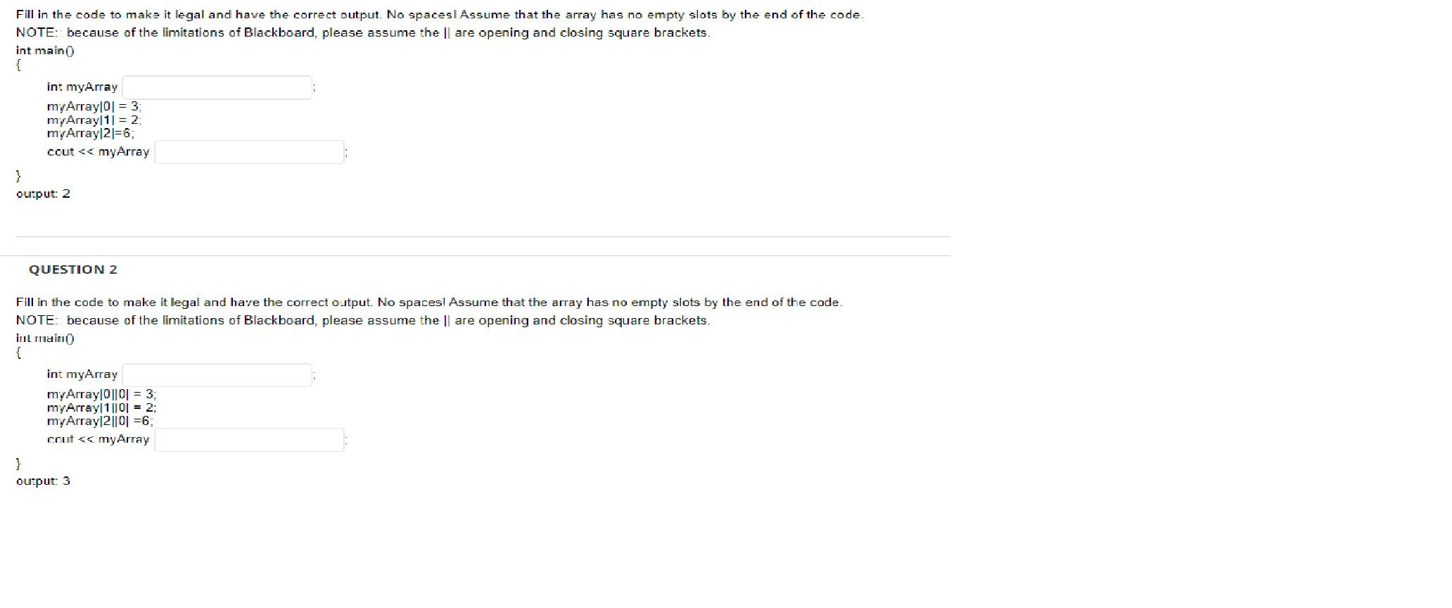 Solved Fill in the code to make it legal and have the | Chegg.com