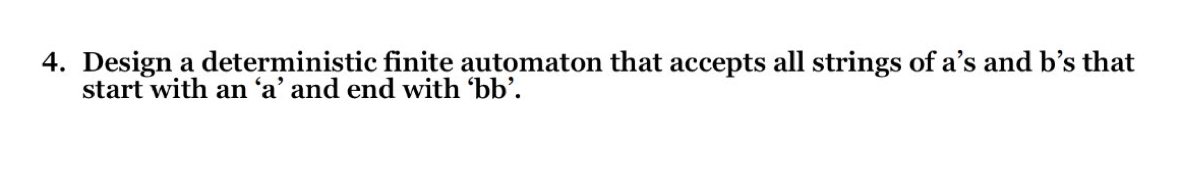 Solved Design a deterministic finite automaton that accepts | Chegg.com