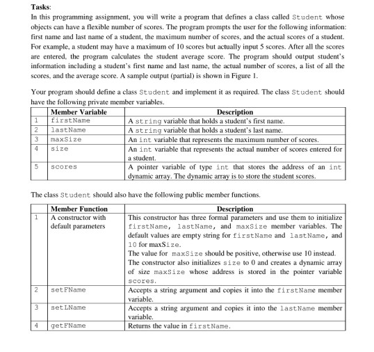 Solved Tasks: In this programming assignment, you will write | Chegg.com