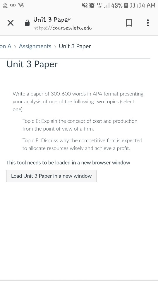 Solved Write a paper of 300-600 words in APA format | Chegg.com