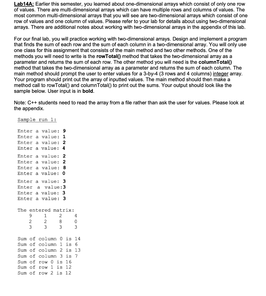 Solved Lab14A: Earlier this semester, you learned about | Chegg.com