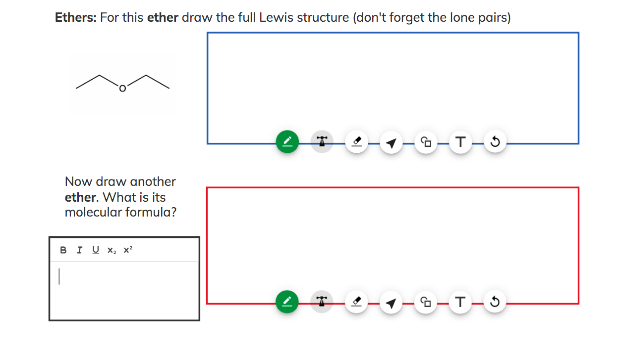 Solved Ethers: For this ether draw the full Lewis structure | Chegg.com