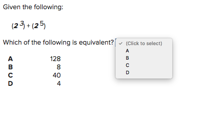 Solved Given the following: (2 3 + (25) Which of the | Chegg.com