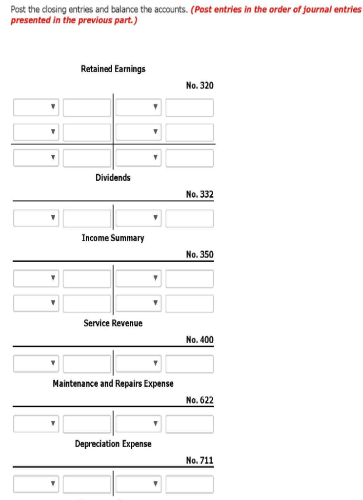 Solved The completed financial statement columns of the | Chegg.com