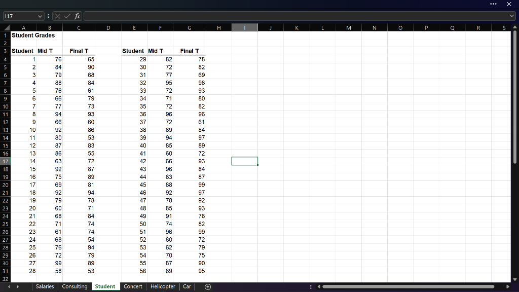 Solved Using the below, apply the Excel Regression tool | Chegg.com