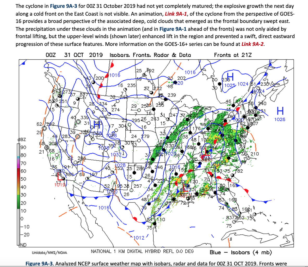 Solved Wind directions in Figure 9A-3 near blue isobar lines | Chegg.com