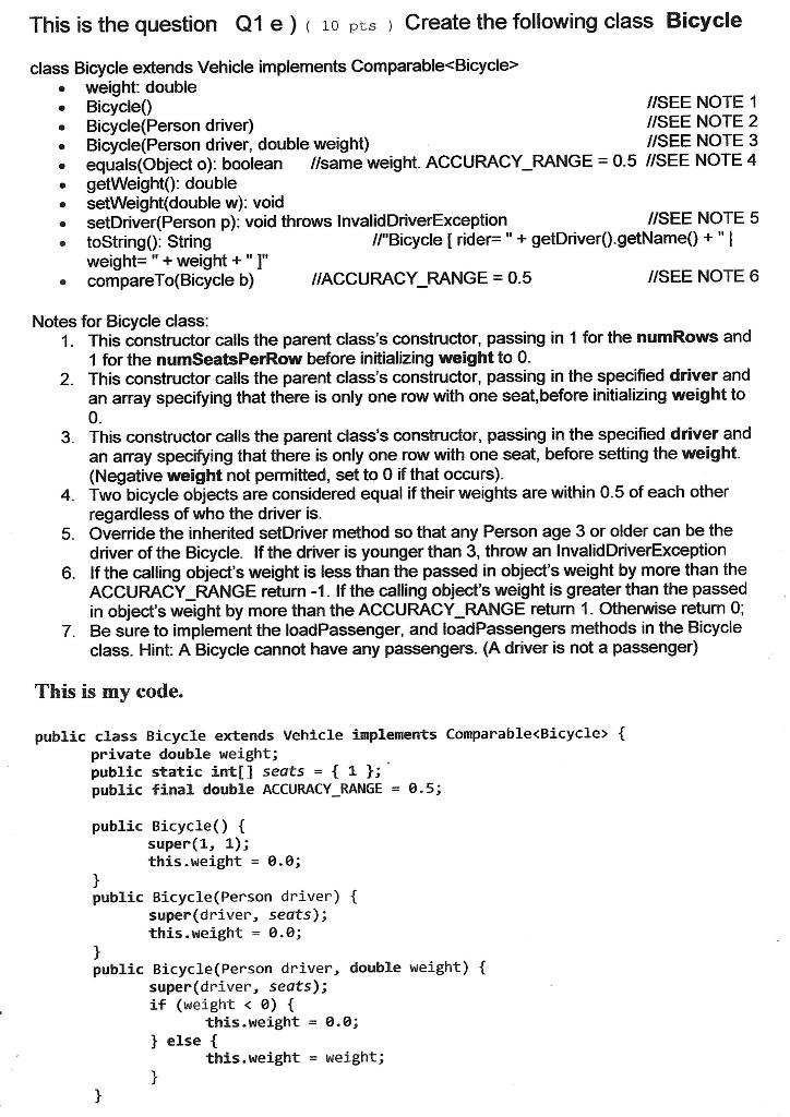 Solved This is the question Q1 e ) ( 10 pts ) Create the | Chegg.com