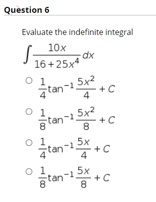 Solved Question 8 Evaluate the indefinite integral 3x2 x3 / | Chegg.com
