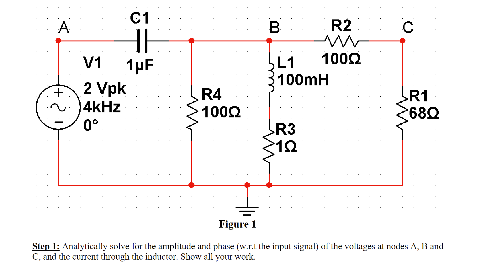 Solved Step 1: Analytically solve for the amplitude and | Chegg.com